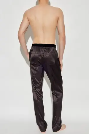 TOM FORD Silk Pajama Bottoms - Brown