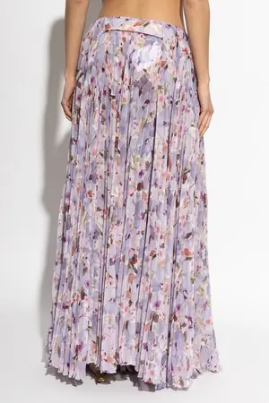 Balmain Floral-patterned Maxi Skirt