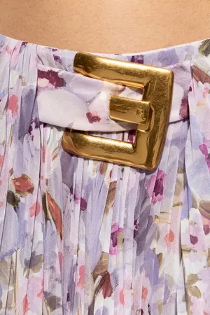 Balmain Floral-patterned Maxi Skirt