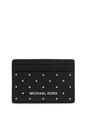 Michael Kors Leather Card Holder - Black