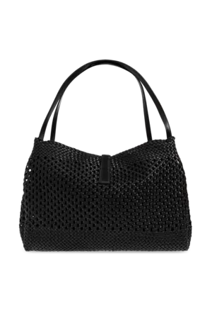 FERRAGAMO Leather Shopper Bag - Black