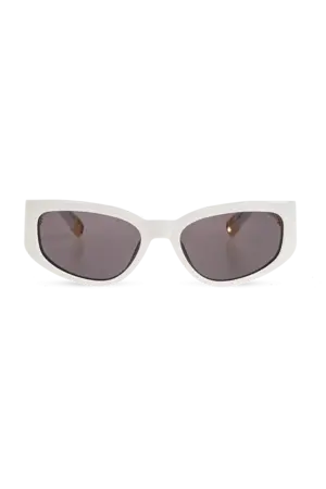Jacquemus Rectangle Frame Sunglasses - White
