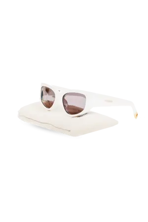 Jacquemus Rectangle Frame Sunglasses - White