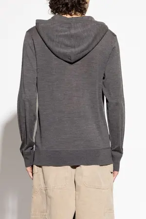 ALLSAINTS Wool Hoodie - Grey