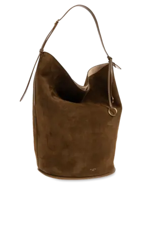 Alaïa Hip Large Bucket Shoulder Bag - Brown