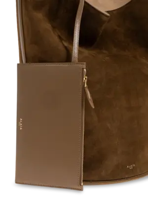 Alaïa Hip Large Bucket Shoulder Bag - Brown
