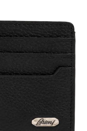 Brioni Card Holder With Logo