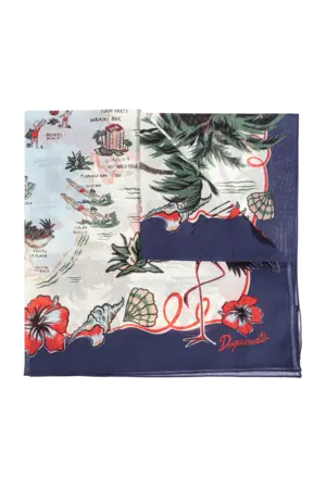 Dsquared2 Printed Scarf - Multicolour
