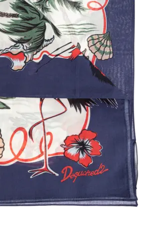 Dsquared2 Printed Scarf - Multicolour