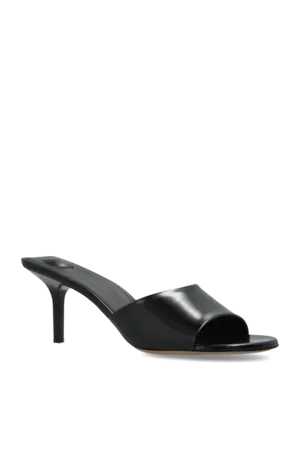 Jacquemus Cubisto Heeled Mules - Black