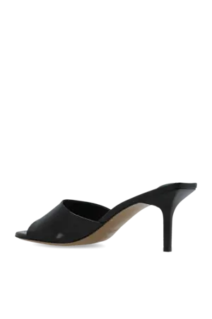 Jacquemus Cubisto Heeled Mules - Black