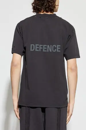 UMBRO T-shirt With A Vintage Effect - Black