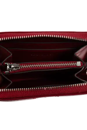 Tory Burch Leather Wallet - Burgundy
