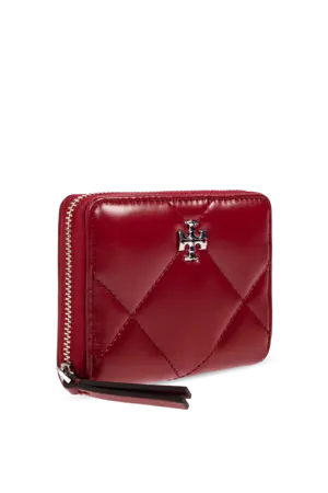 Tory Burch Leather Wallet - Burgundy