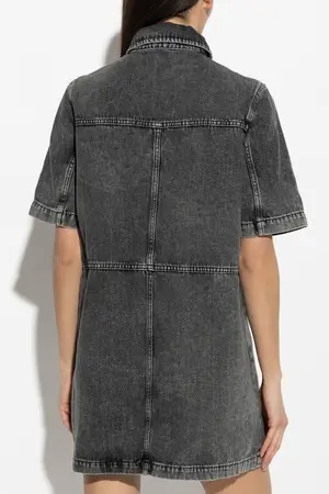 ALLSAINTS Rock' Denim Shirt Dress - Grey