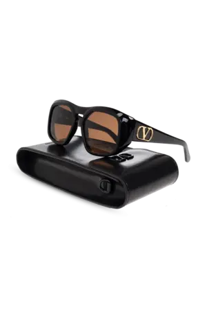 Valentino Garavani Sunglasses With Gold Logo