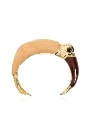 Chloé Tropicus Bird Cuff Bracelet - Gold