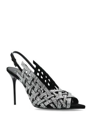 Balmain Leather Heeled Sandals