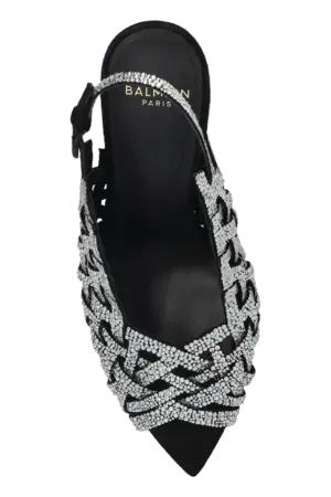Balmain Leather Heeled Sandals
