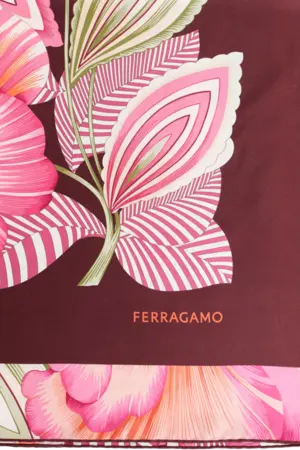 FERRAGAMO Silk Scarf - Pink