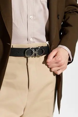 FERRAGAMO Reversible Belt - Black