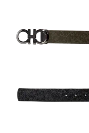FERRAGAMO Reversible Belt - Black