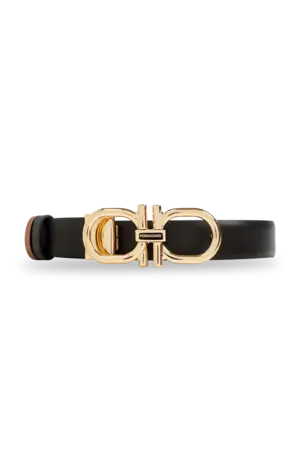 FERRAGAMO Double-sided Belt - Black