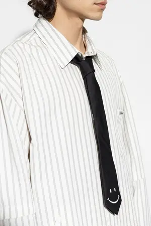 Moschino X Smile Standard Neck Tie - Black