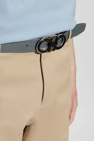 FERRAGAMO Double-sided Belt - Black