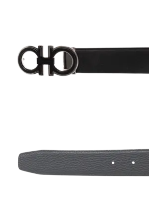FERRAGAMO Double-sided Belt - Black