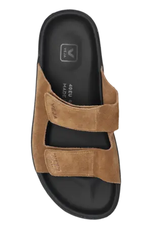 VEJA Suede Slides - Brown