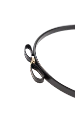 FERRAGAMO Headband With Bow Detail - Black