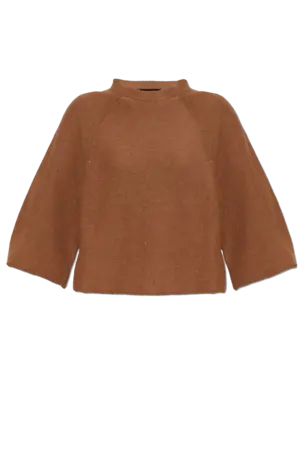 Fabiana Filippi Sequin Detail Knit Sweater - Brown