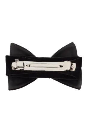 FERRAGAMO Crystal Embellished Velvet Hair Bow