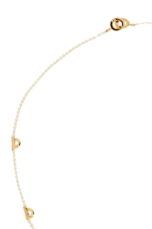 FERRAGAMO Necklace With Imitation Pearls And Accents