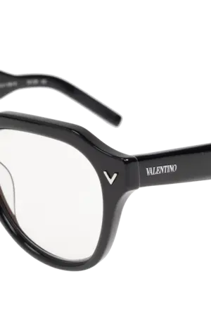 Valentino Garavani Full Rim Eyeglasses - Black