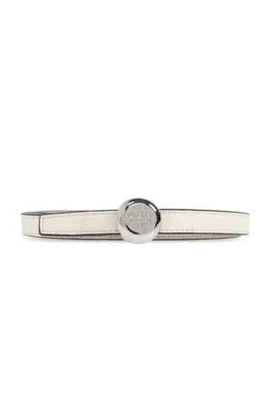 Tory Burch Reversible Leather Belt - Cream
