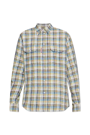 Dsquared2 Linen Shirt With Pockets - Multicolour