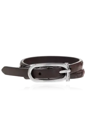 FERRAGAMO Leather Bracelet - Brown