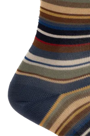 Paul Smith Striped Patterned Socks - Multicolour