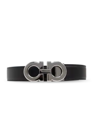 FERRAGAMO Reversible Belt - Black