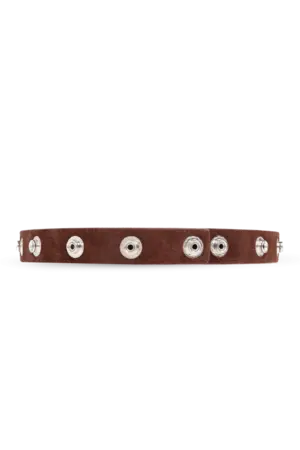 Attico Leather Belt - Brown