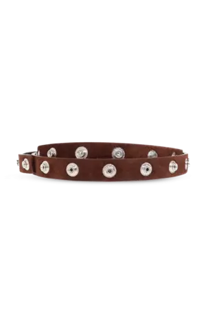 Attico Leather Belt - Brown