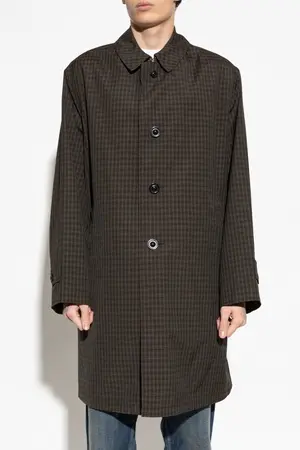 MAISON MARGIELA Checked Pattern Coat