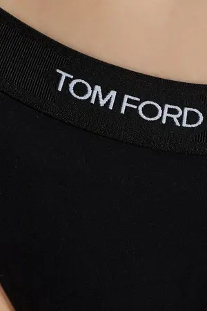 TOM FORD Strings With Logo - Black