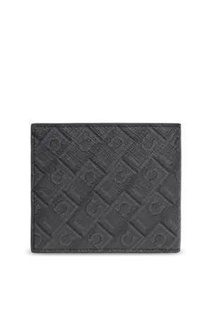 FERRAGAMO Wallet With Monogram - Grey