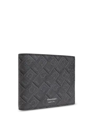 FERRAGAMO Wallet With Monogram - Grey