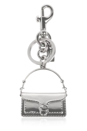 COACH Brass Keychain - Silver