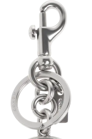 COACH Brass Keychain - Silver