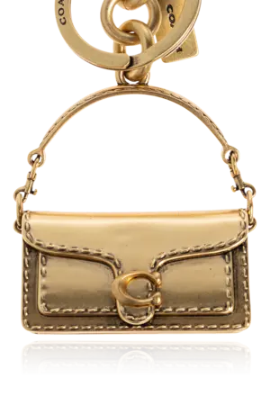 COACH Brass Keychain - Gold